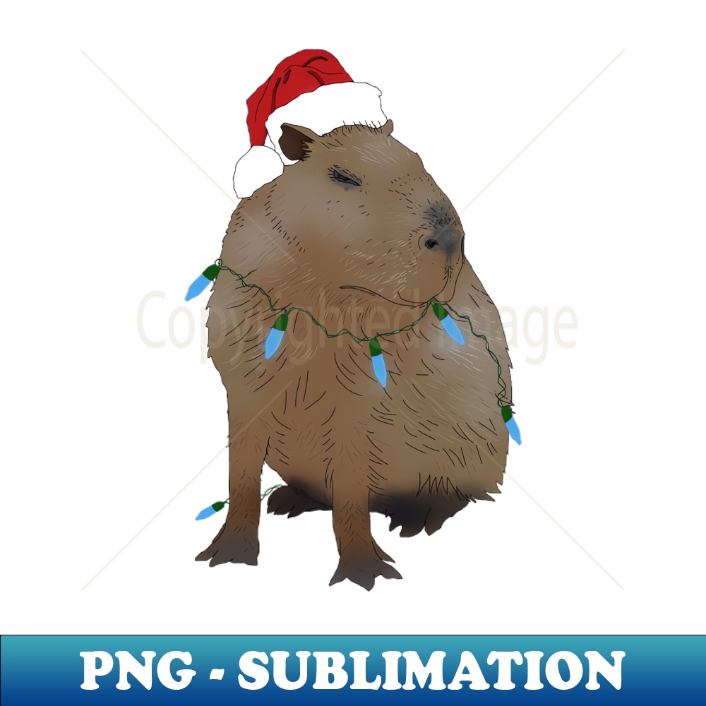 The Holiday Capybara - Signature Sublimation PNG File - Inst | Inspire ...