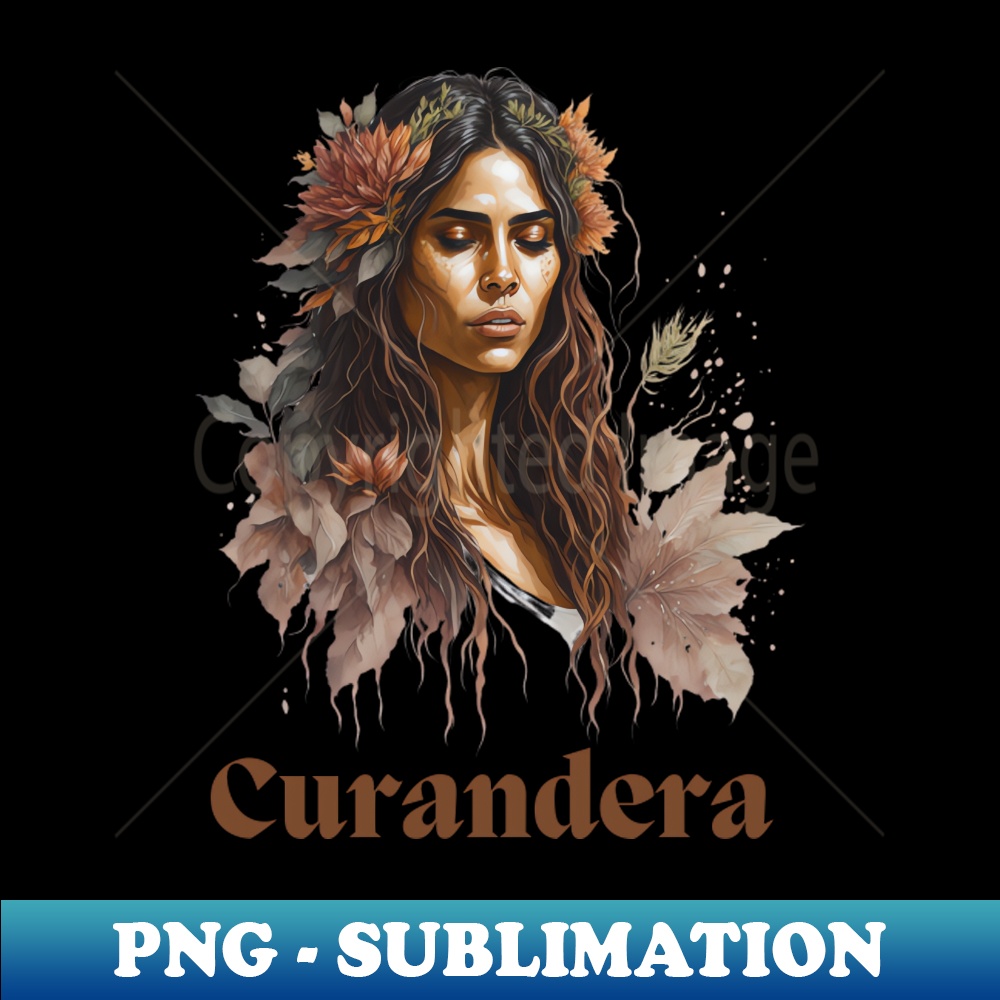 Curandera The Healer - Artistic Sublimation Digital File | Inspire Uplift