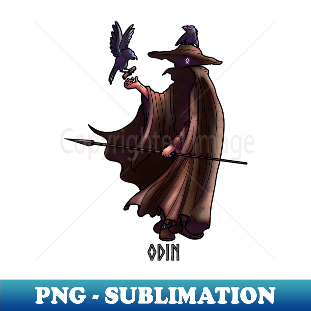 Odin Allfather - King of the Gods - Cute Cartoon Art - Profe | Inspire ...