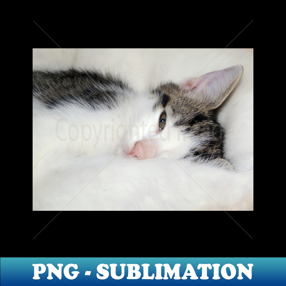 Kitten Cloud - PNG Transparent Sublimation Design | Inspire Uplift