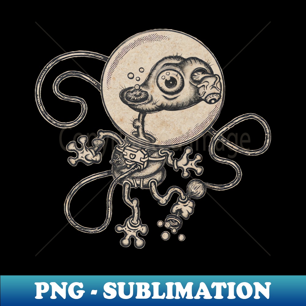 Astro Chimp Spacewalk - PNG Transparent Sublimation Design | Inspire Uplift