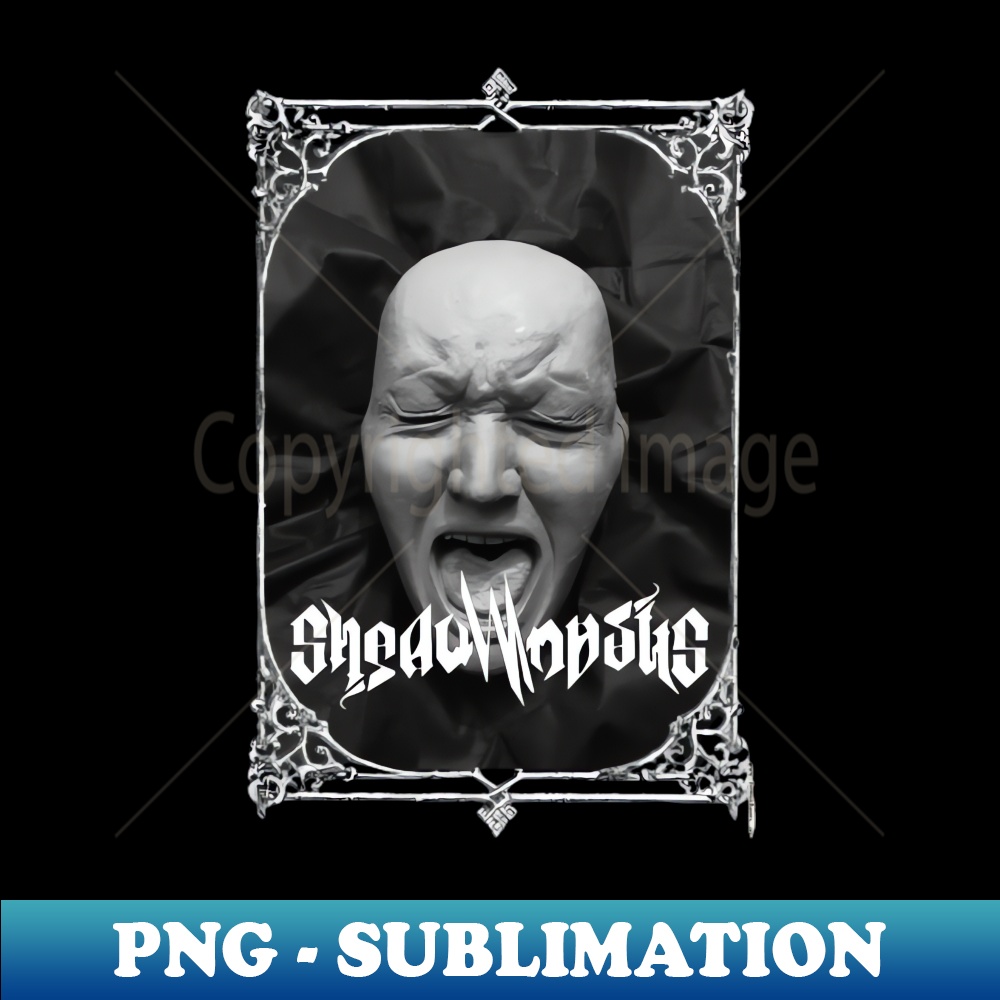 Scream Mask - PNG Transparent Sublimation Design | Inspire Uplift