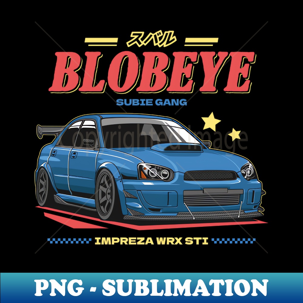 Subaru WRX STI - Signature Sublimation PNG File | Inspire Uplift
