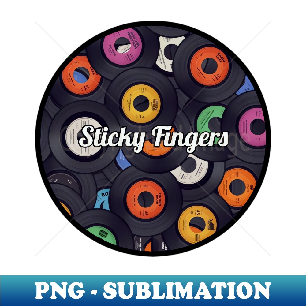 Sticky Fingers Vinyl Records Style - Digital Sublimation Dow | Inspire ...