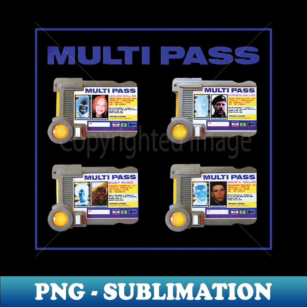 Multi Pass The Fifth Element - PNG Transparent Digital Downl - Inspire ...