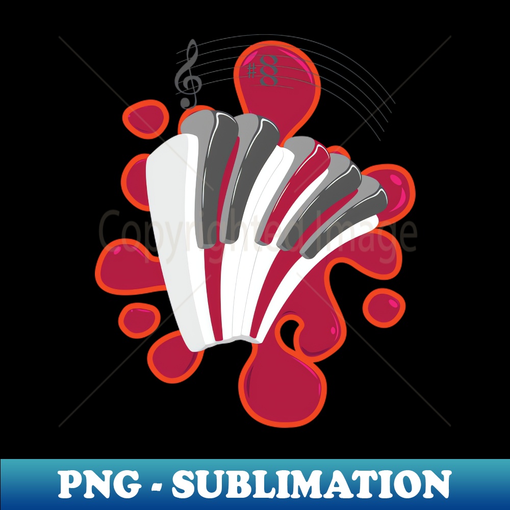 Kenarc - Piano D Major Chords - Vintage Sublimation PNG Down | Inspire ...