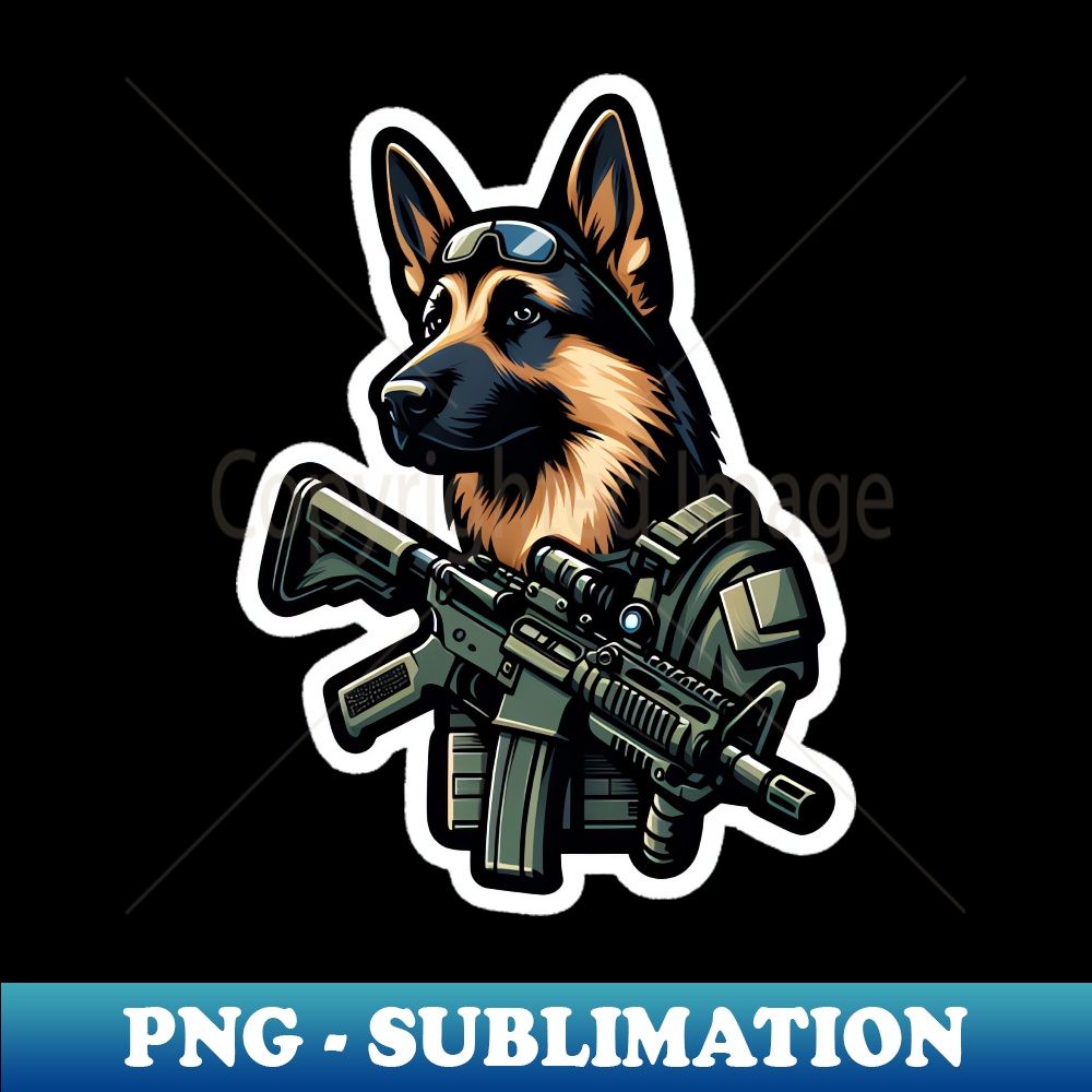 Tactical German Shepard - Stylish Sublimation Digital Downlo | Inspire ...