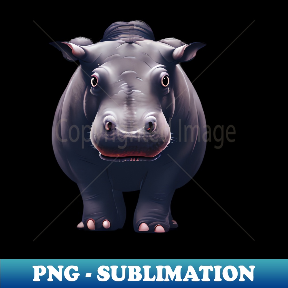 Hippo Looking At You - Exclusive Sublimation Digital File | Inspire Uplift