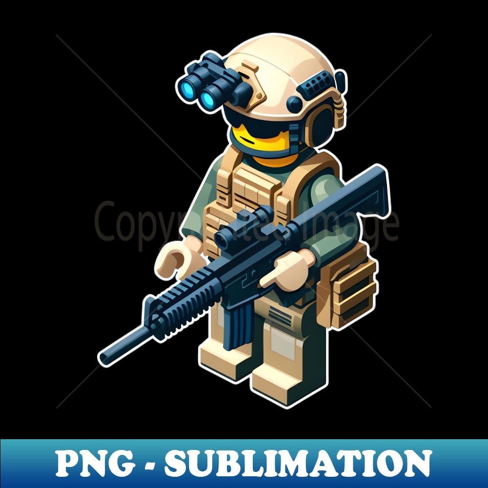 Tactical LEGO - Instant Sublimation Digital Download | Inspire Uplift
