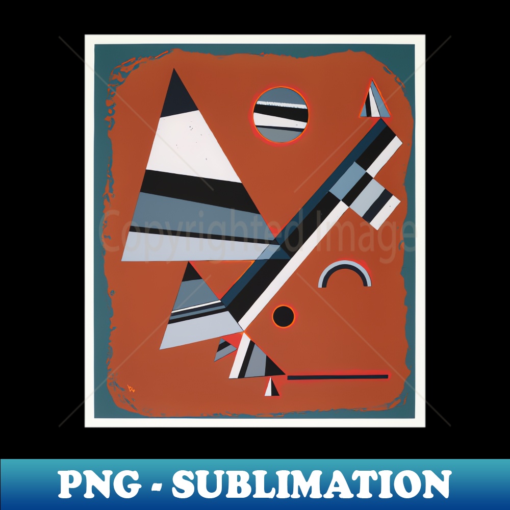 Abstract Art - Retro PNG Sublimation Digital Download | Inspire Uplift