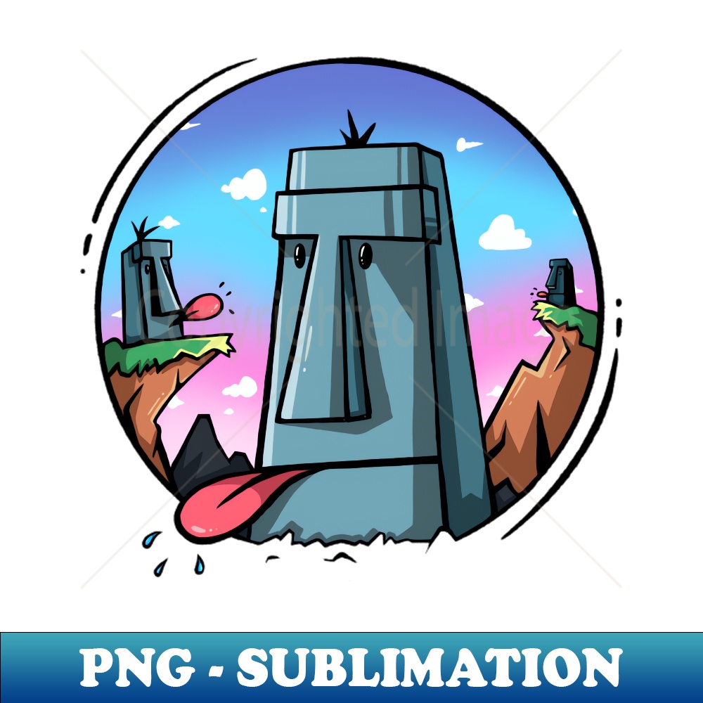 Easter Island Shenanigans - PNG Transparent Sublimation Desi | Inspire ...