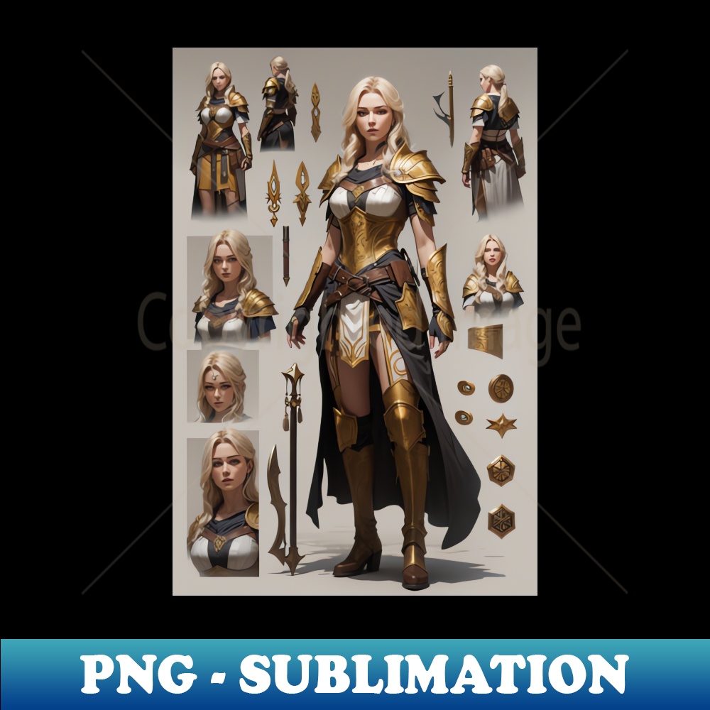 Character Series - Solara 5 - High-Quality PNG Sublimation D | Inspire ...