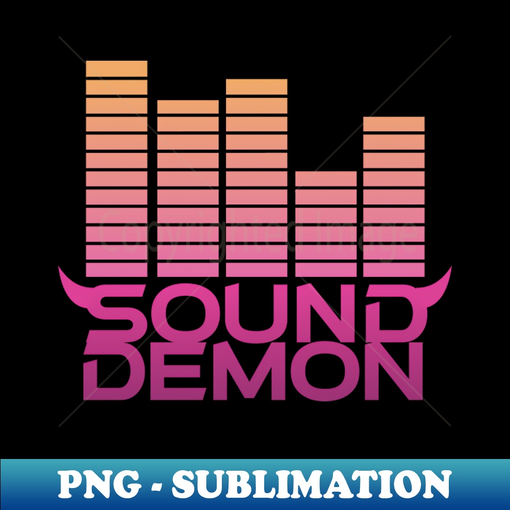 Sound Demon Peach - PNG Transparent Digital Download File fo | Inspire ...