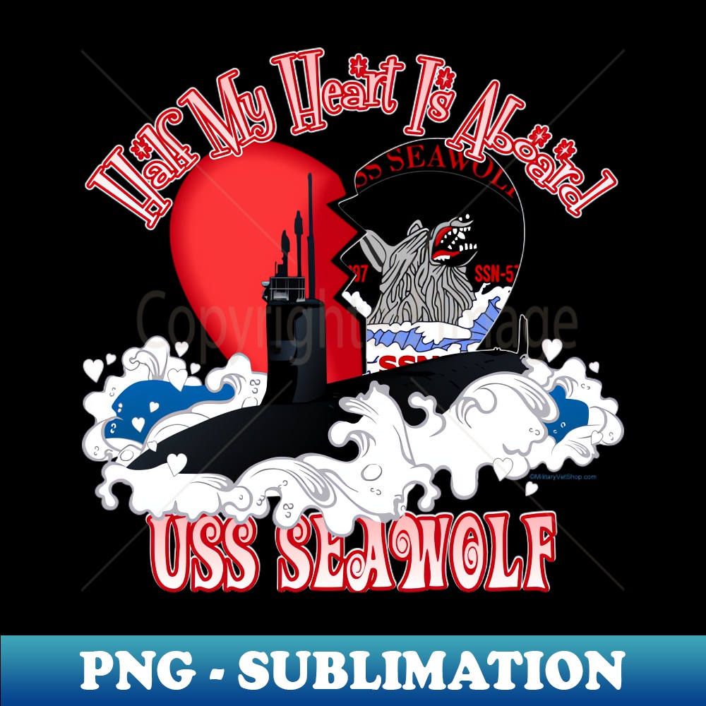Half My Heart - USS Seawolf - High-Resolution PNG Sublimatio - Inspire ...