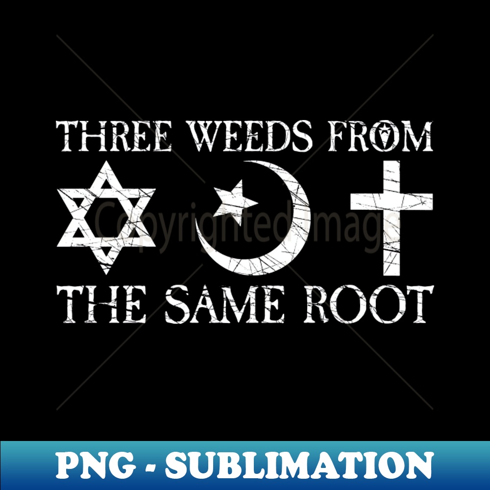 THREE WEEDS FROM THE SAME ROOT WHITE - PNG Transparent Subli | Inspire ...