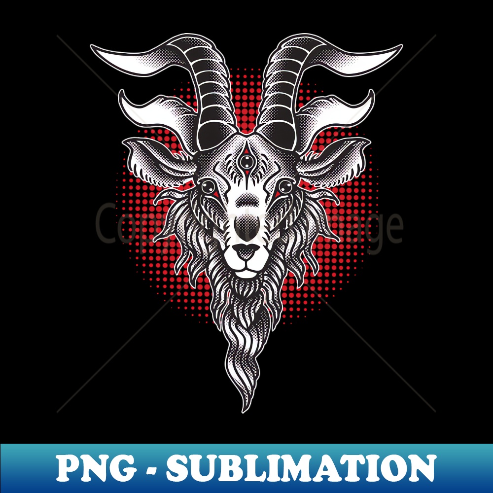All Knowing Goat - Signature Sublimation PNG File | Inspire Uplift