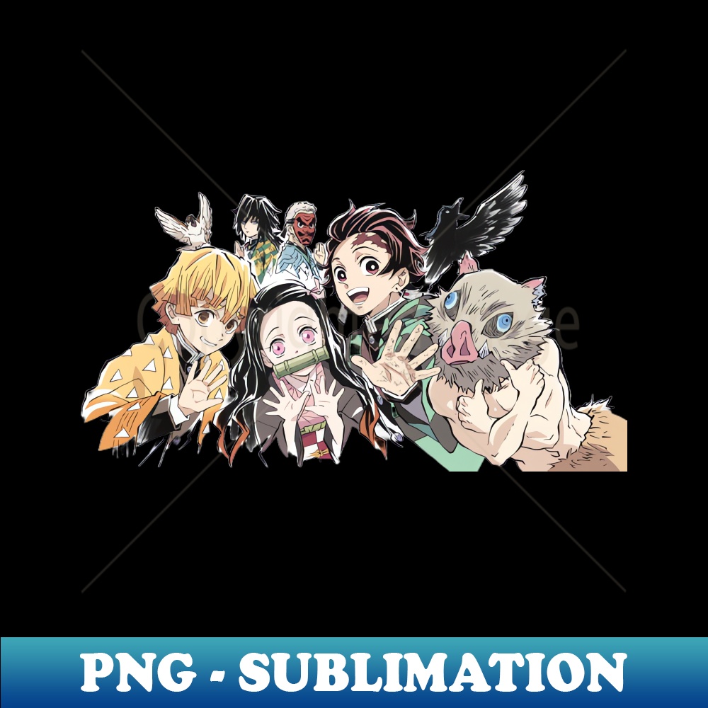 Demon Slayer - Digital Sublimation Download File | Inspire Uplift