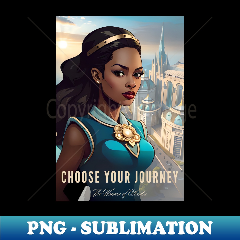 The Women of Atlantis Choose Your Journey - Retro PNG Sublim | Inspire ...