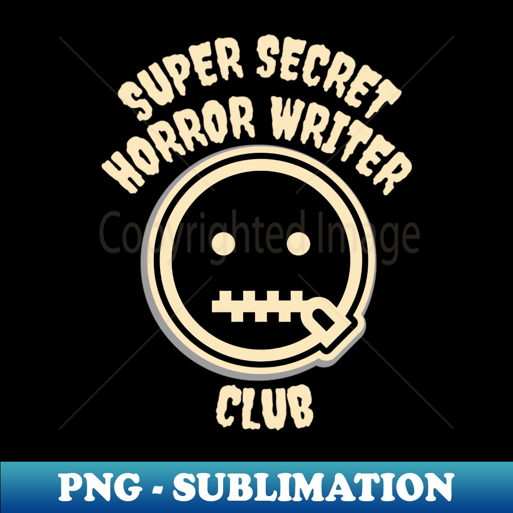 Super Secret Horror Writers Club - Retro PNG Sublimation Dig | Inspire ...