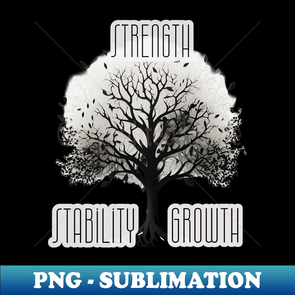 Tree of Life - Strength Growth Stability - Decorative Sublim | Inspire ...