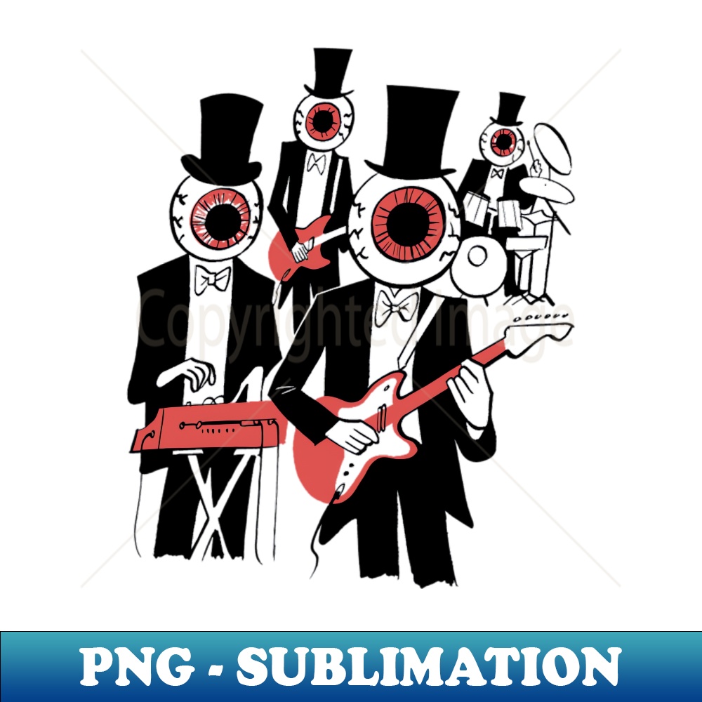 THE RESIDENTS BAND - High-Quality PNG Sublimation Download | Inspire Uplift