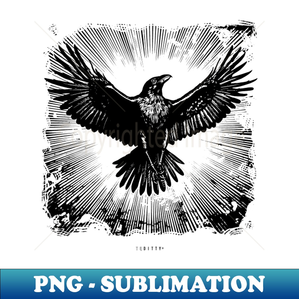 Zephyr The Raven Messenger - Signature Sublimation PNG File | Inspire ...