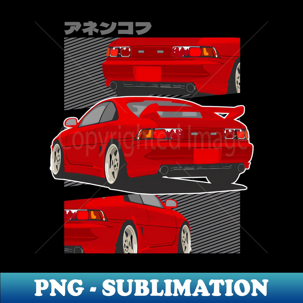 Red Toyota Mr2 SW20 - Exclusive PNG Sublimation Download | Inspire Uplift