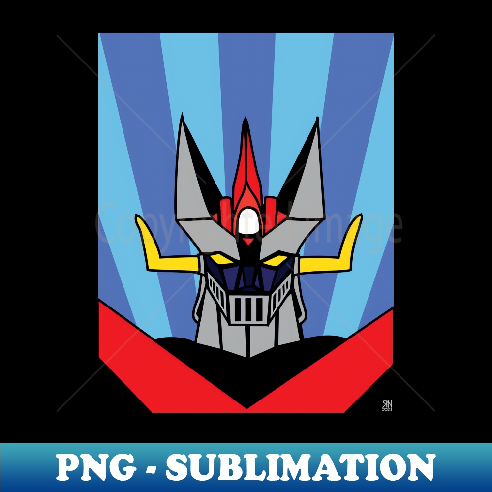 Great Mazinger - Retro PNG Sublimation Digital Download | Inspire Uplift