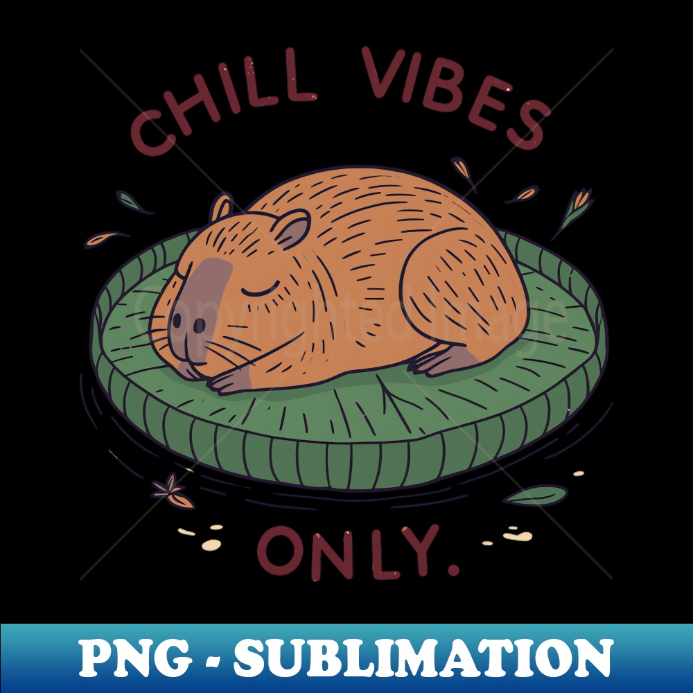 King of Chill Capybara Spreads Out on Luxurious Lily Pad - D | Inspire ...
