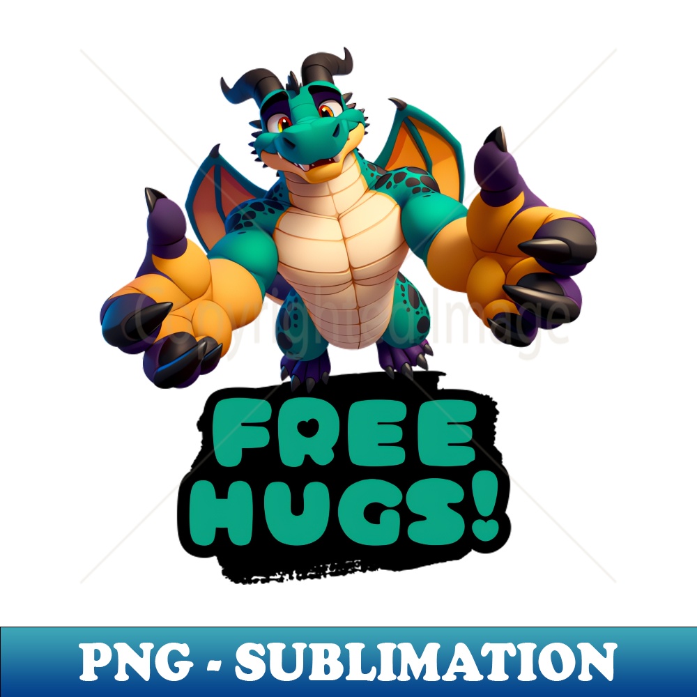 Free Hugs From A Scalie Anthro Dragon - PNG Transparent Subl | Inspire ...