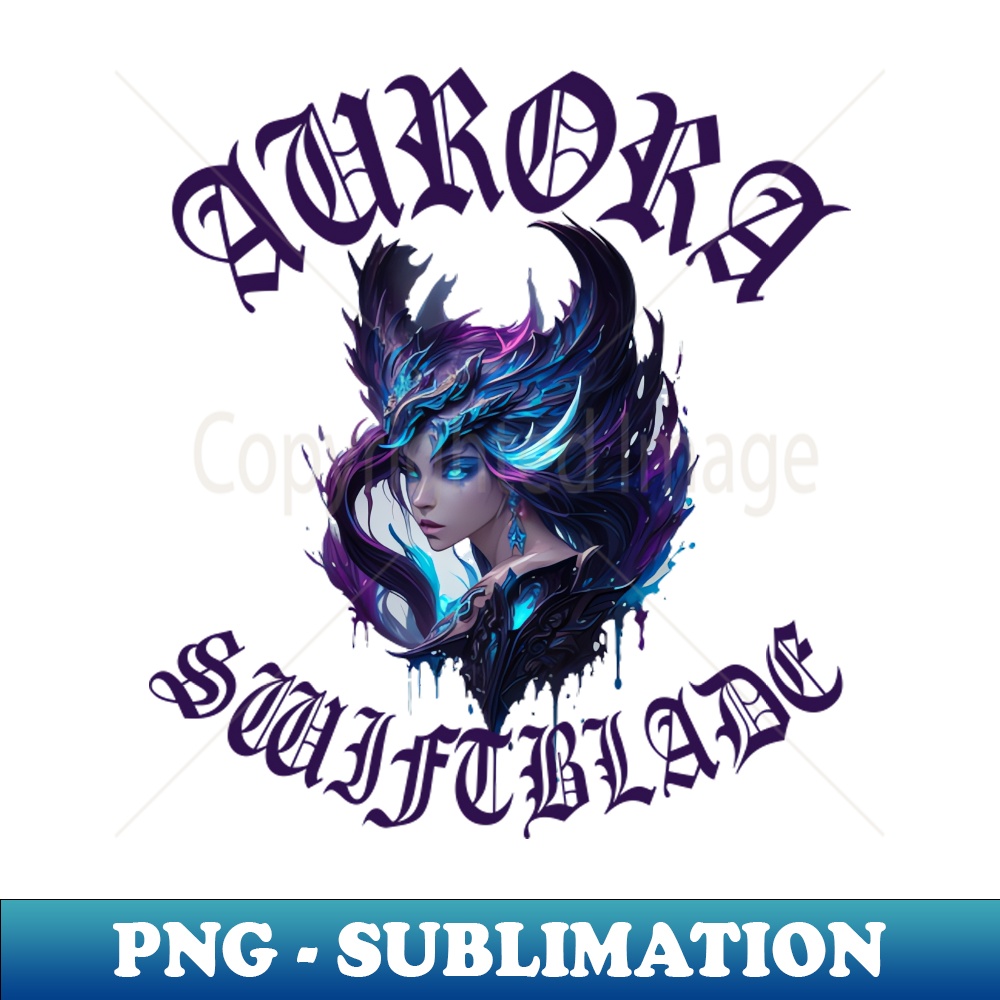 Aurora Swiftblade - Signature Sublimation PNG File | Inspire Uplift