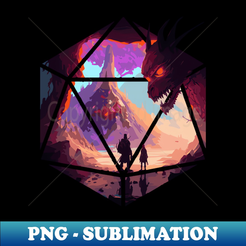 D20 The Evil Behind You - PNG Transparent Sublimation File | Inspire Uplift