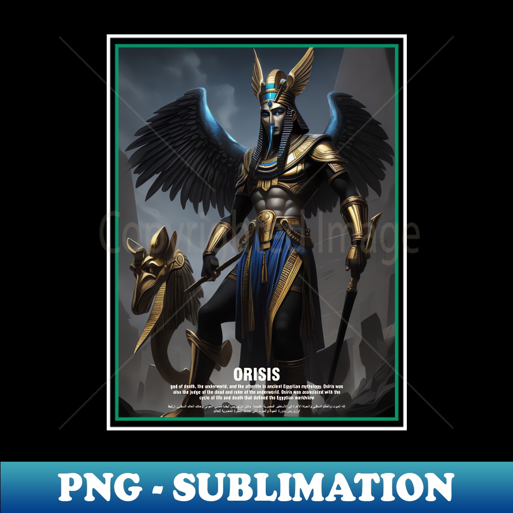 Orisis god World of the dead - Instant PNG Sublimation Downl | Inspire ...