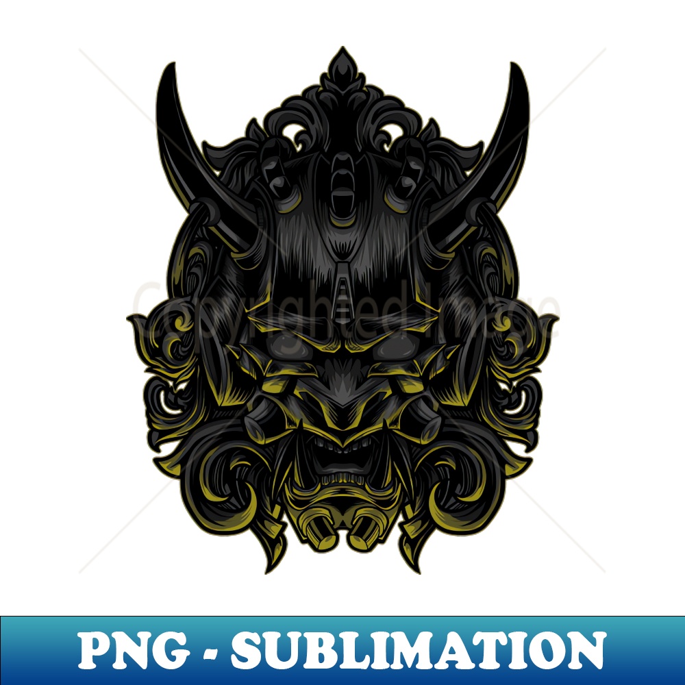 oni robot mask - PNG Transparent Sublimation File | Inspire Uplift