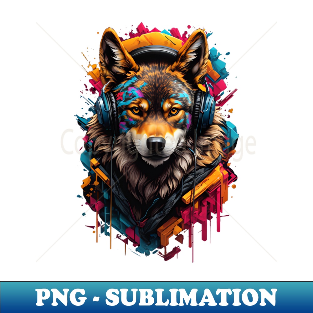 Wolf Head Highly Detailed Graffiti Illustration - Digital Su | Inspire ...
