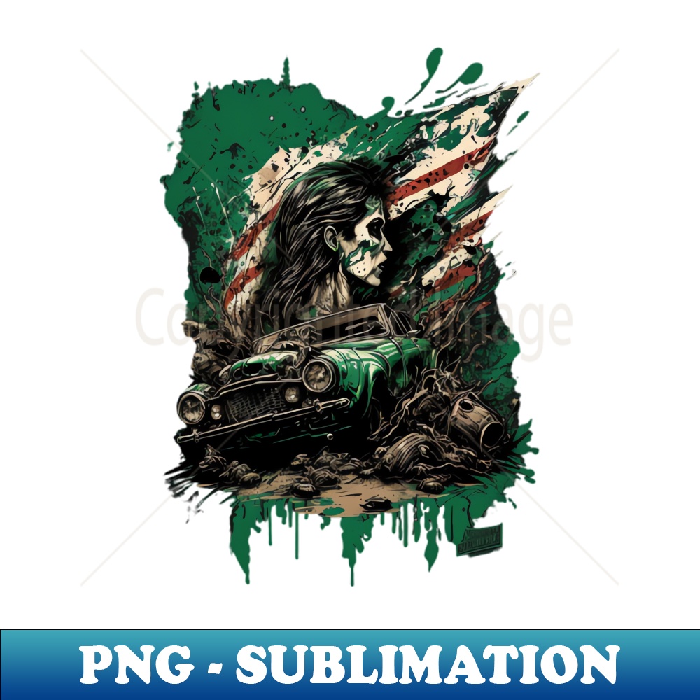 Vintage Car Crush Art Design - Stylish Sublimation Digital D | Inspire ...