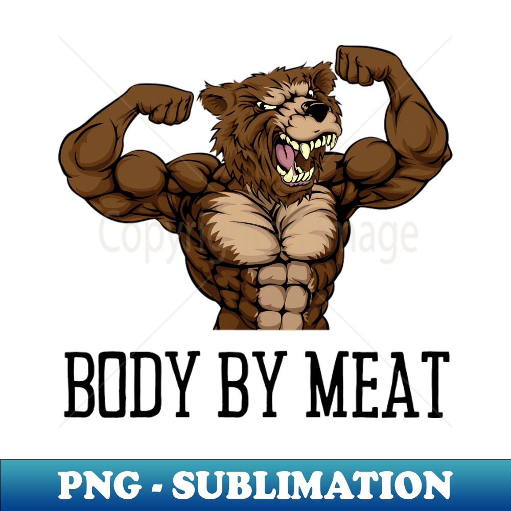 BODY BY MEAT CARNIVORE GRIZZLY BEAR FITNESS GYM BODYBUILDING | Inspire ...