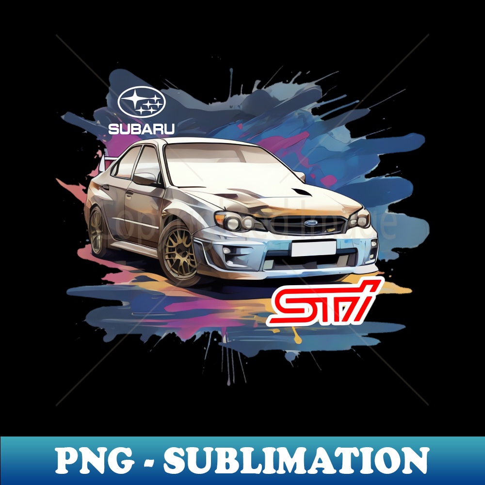 Subaru WRX STI - PNG Transparent Sublimation File | Inspire Uplift