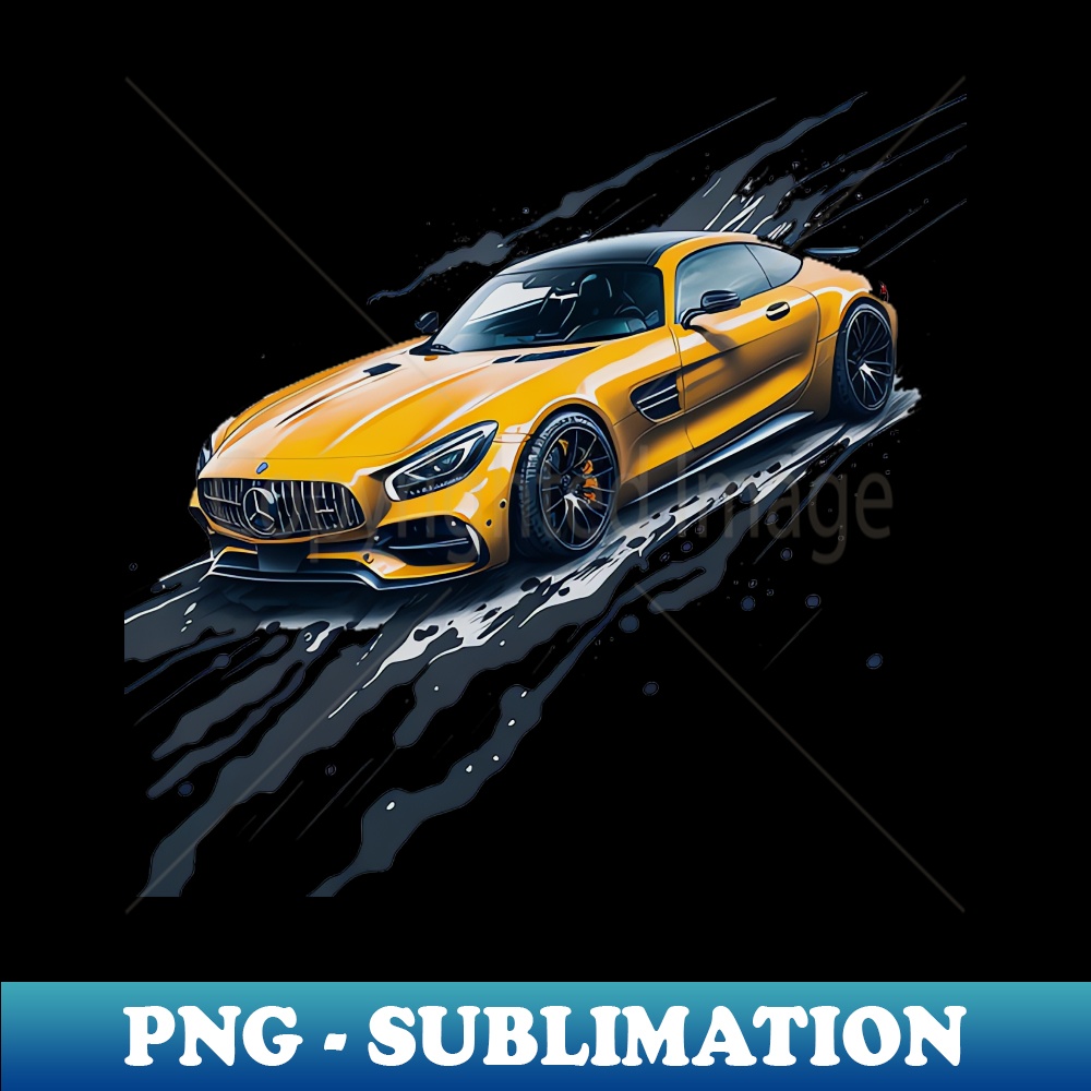 Mercedes Benz In The Sky - Modern Sublimation PNG File | Inspire Uplift