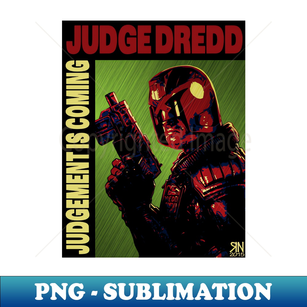 Judge Dredd - PNG Transparent Sublimation File | Inspire Uplift
