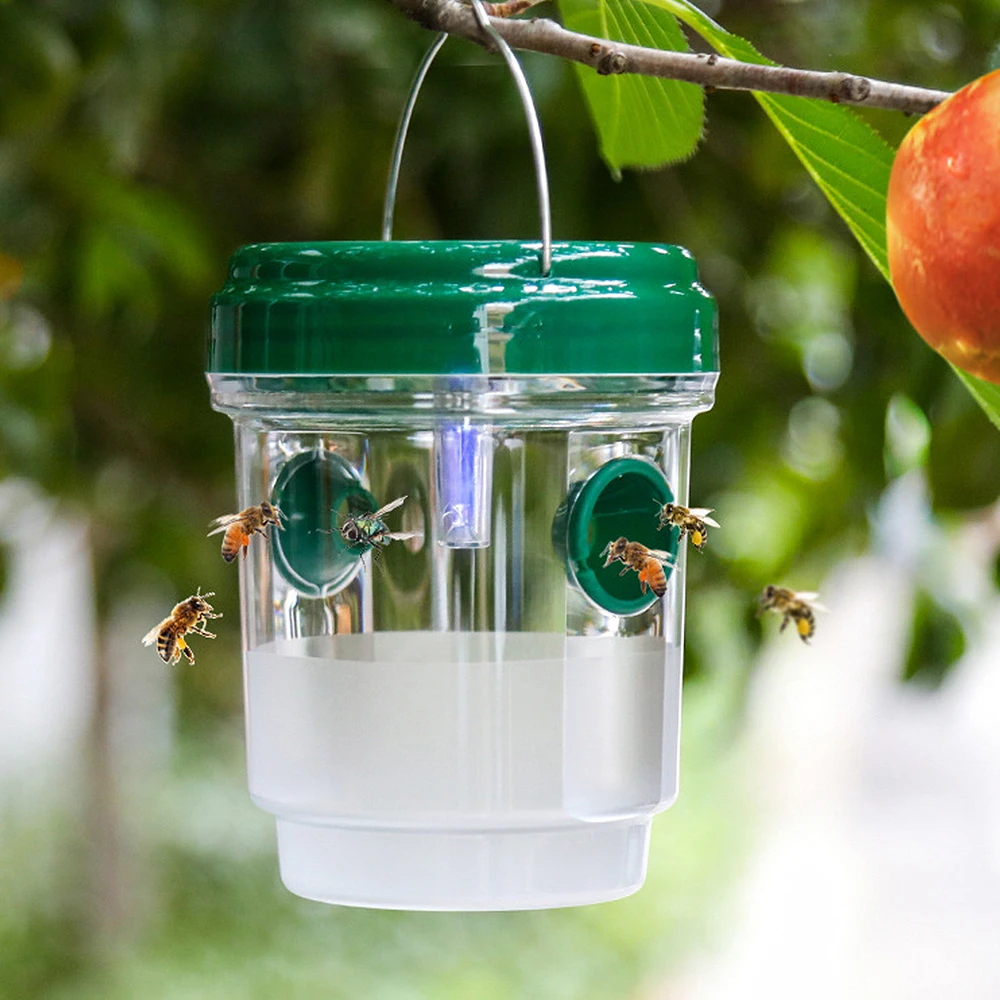 Reusable fly catcher Wasp Fruit Fly Trap Killer Hanging Outd - Inspire ...