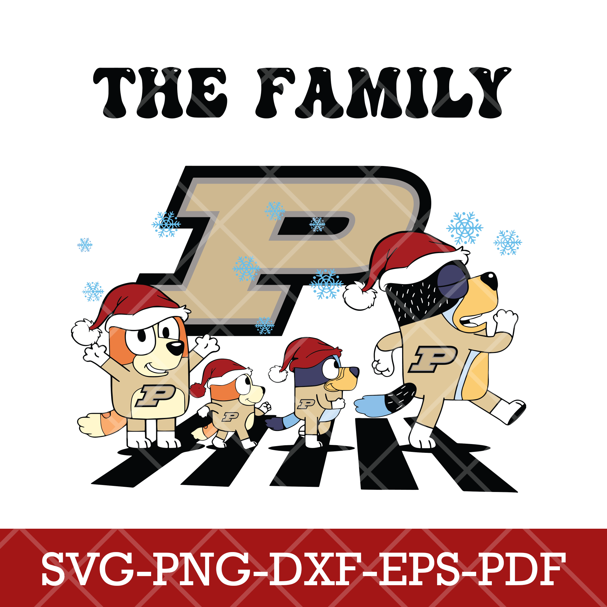 Purdue Boilermakers_NCAA Bluey 3NCAA Cut File Vector, Cricut | Inspire ...