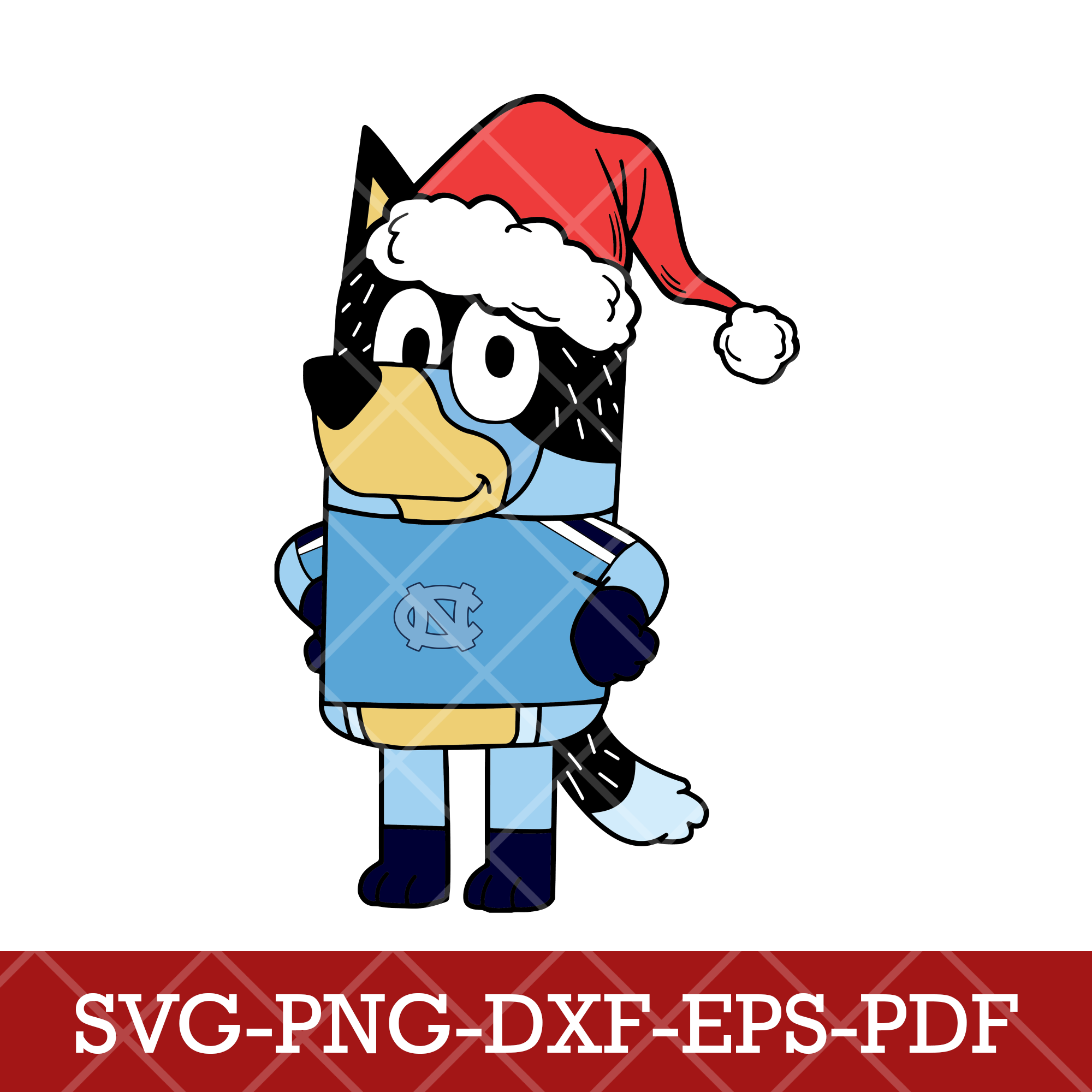 North Carolina Tar Heels_NCAA Bluey 7NCAA Cut File Vector, C | Inspire ...