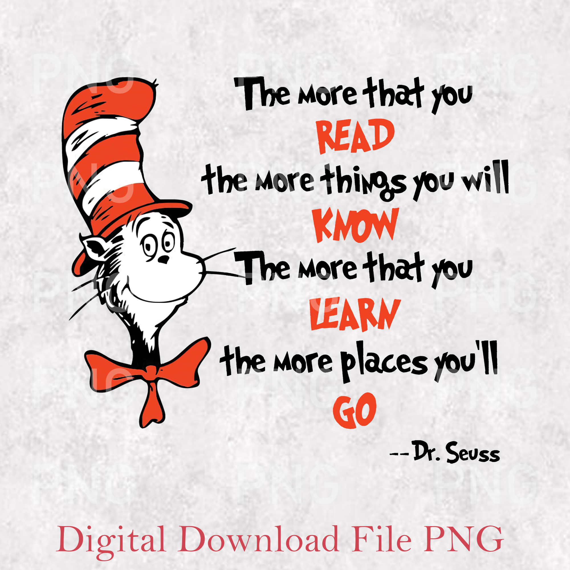 Funny Dr Seuss Day PNG, Dr Seuss In a World You Can Be Anyth - Inspire ...