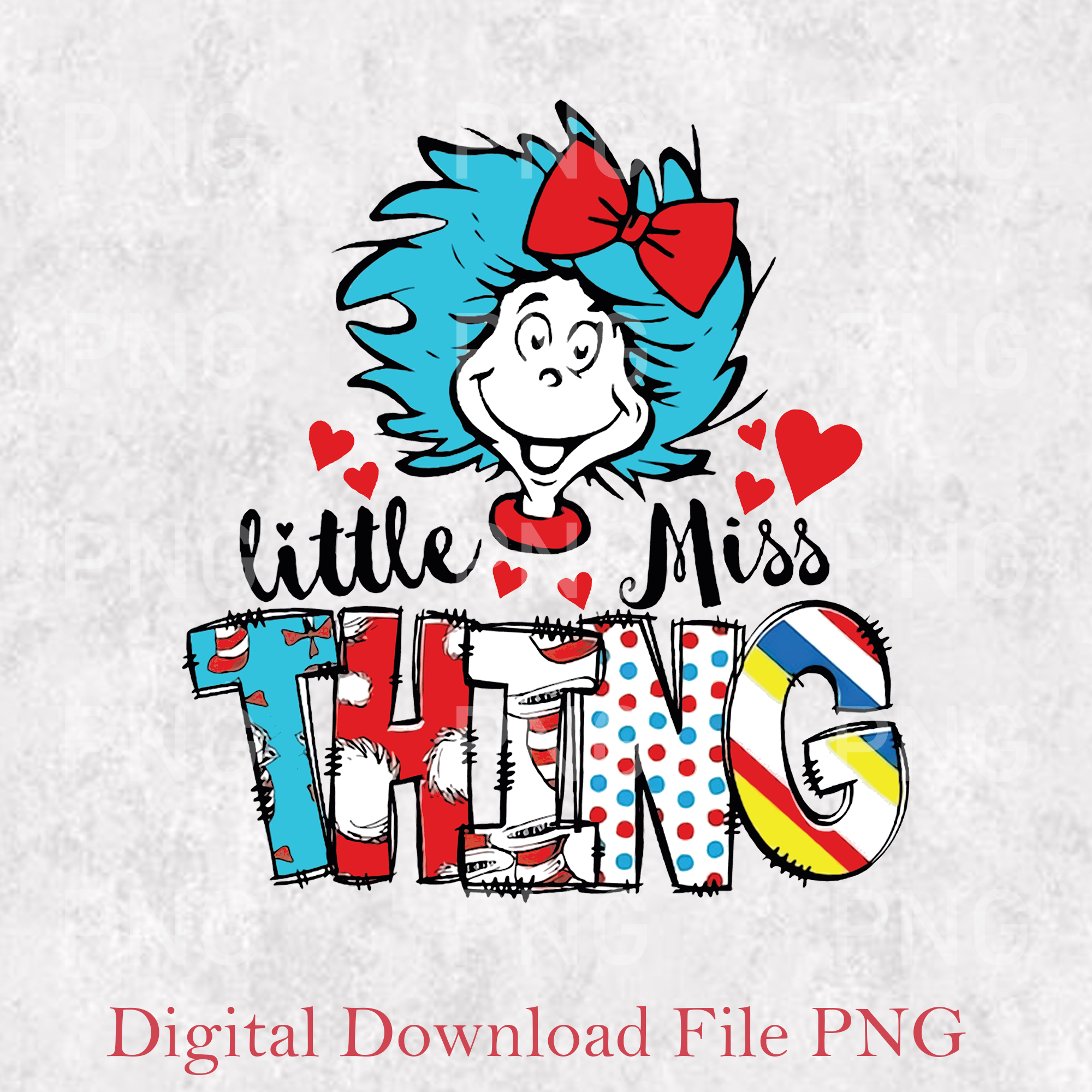 Teaching Thing PNG, Little Miss Thing PNG, Dr.Suess Book PNG - Inspire ...