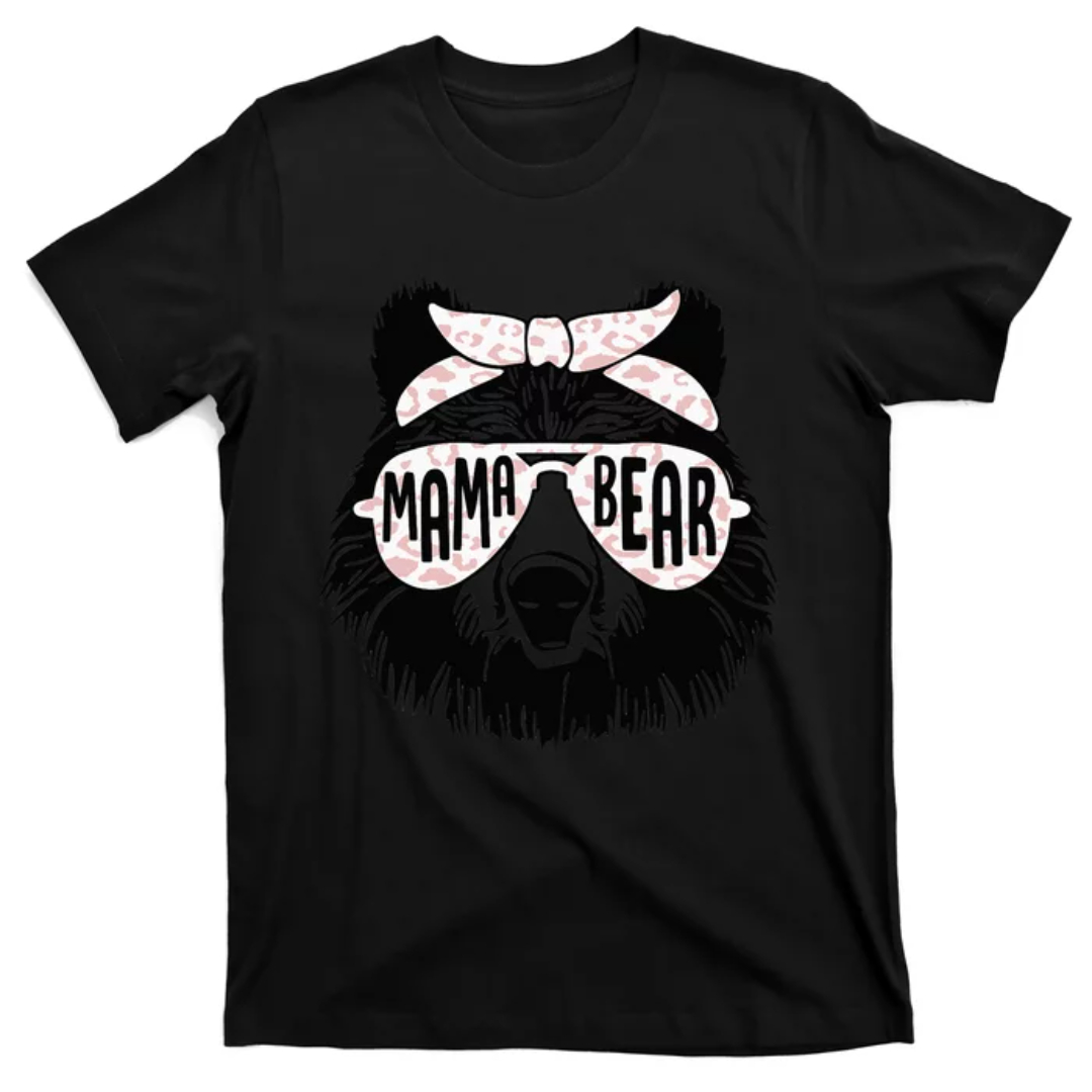 Mama Bear Face Sunglasses Mother Mom Mommy Mothers Day T-Shi | Inspire ...