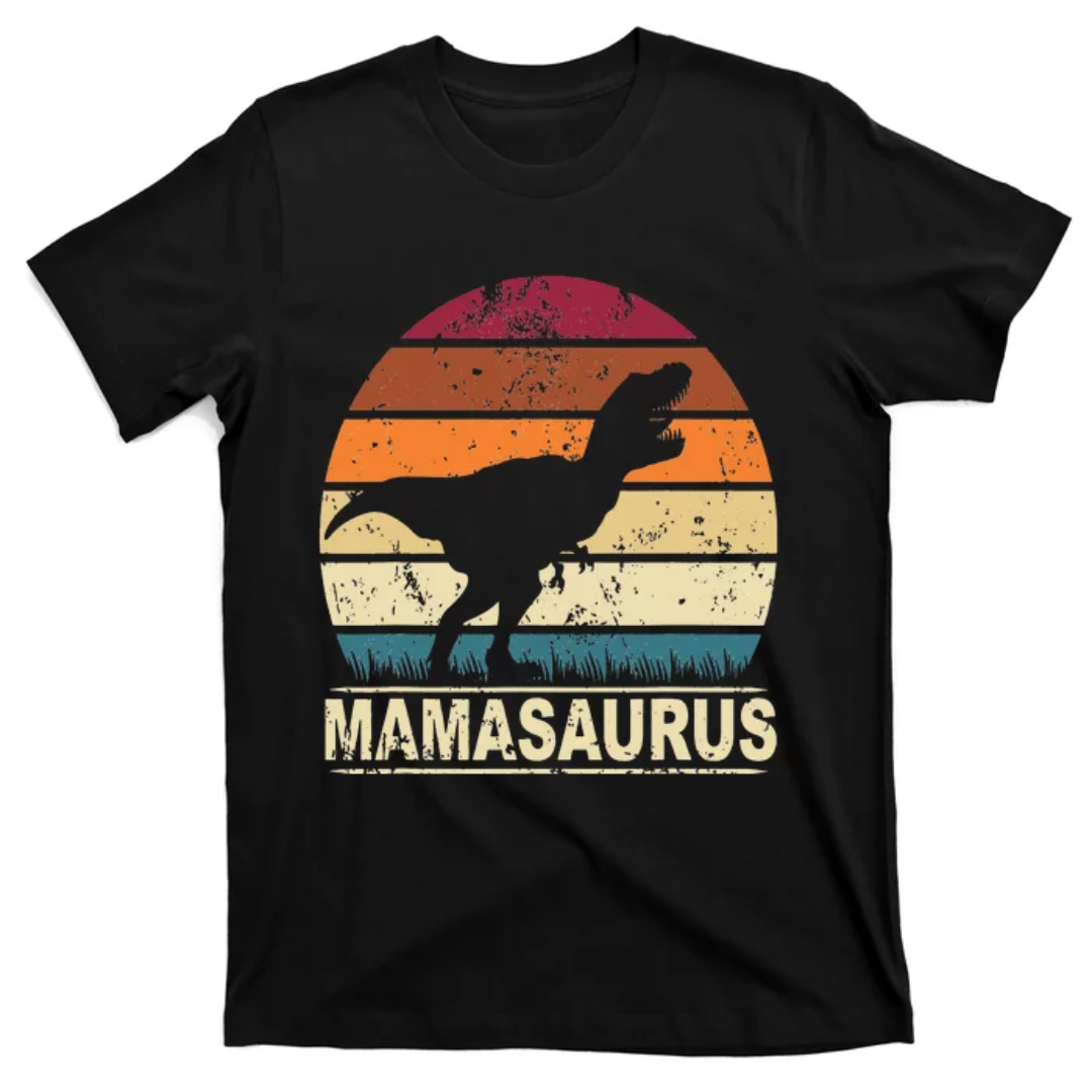 Mamasaurus Rex Dinosaur Family Mother Dino Mama Saurus T-Shi | Inspire ...