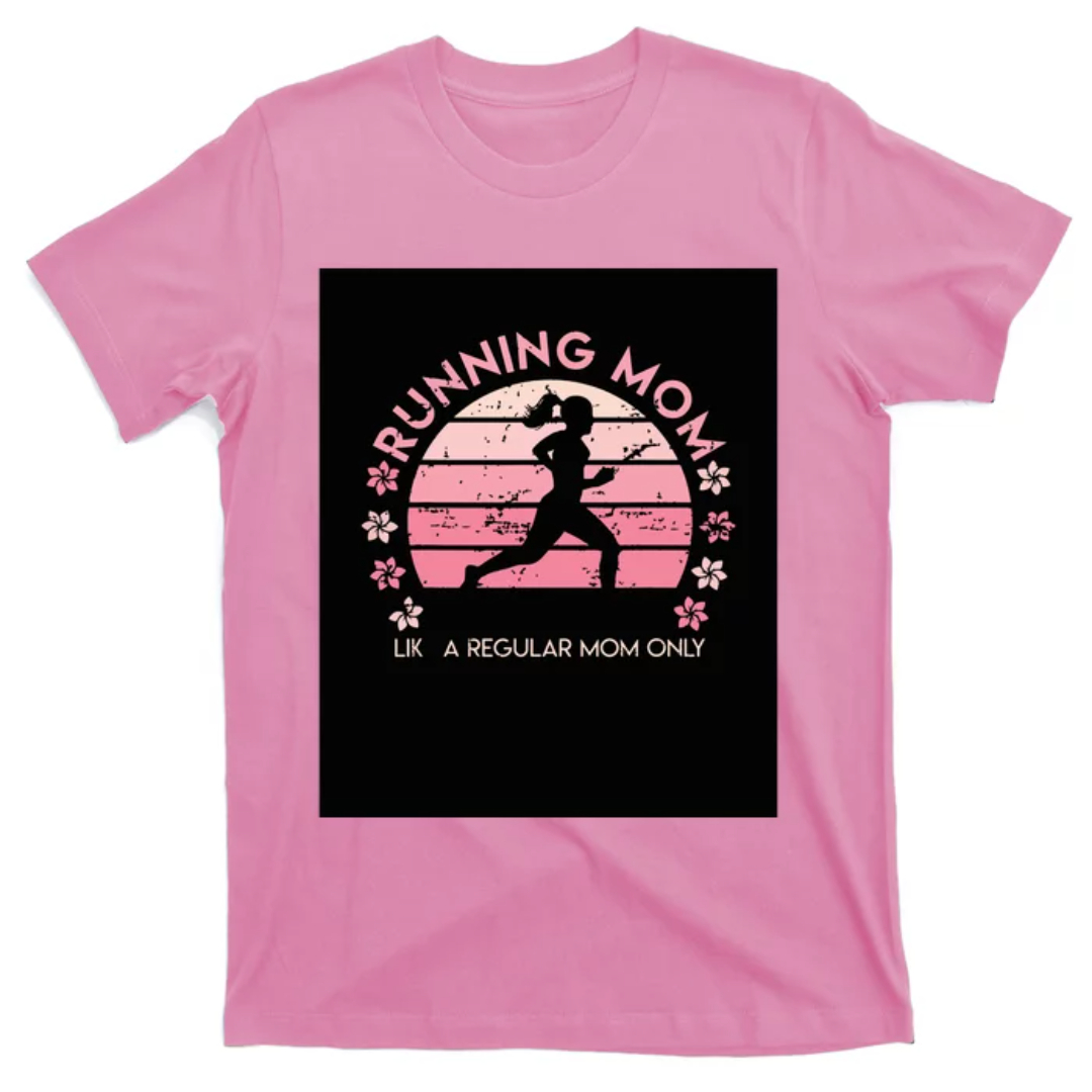 Running Mom Mother Ladies Marathon Run Half Marathon T-Shirt | Inspire ...