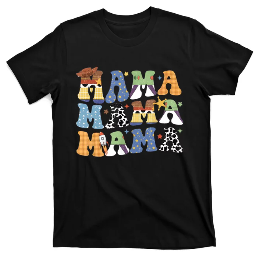 Funny Toy Mama Boy Mom Mothers Day Tee For Womens T-Shirt - Inspire Uplift