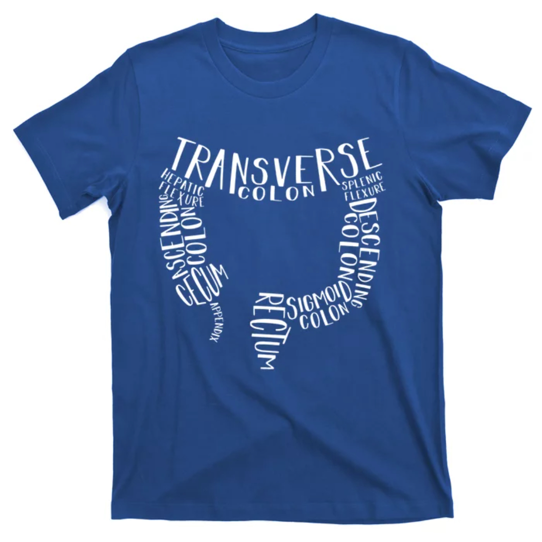 Nurse Endoscopy Colon Anatomy Mothers Day Gift T-Shirt - Inspire Uplift